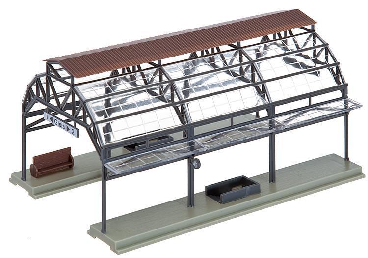 FALLER 222128 N Scale Station Canopy With Roof For Double Track | eBay