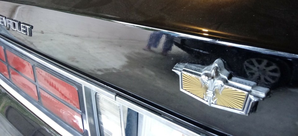 1983-1984 Chevrolet Caprice Trunk Lock Cover Emblem Restoration Overlay ...