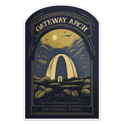 Gateway Arch National Park Sticker Vinyl Car Bumper Decal | eBay