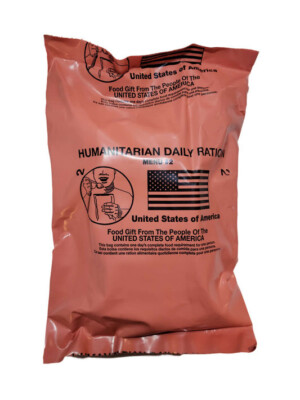 US Humanitarian Daily Ration - HDR - 24 Hour Pack - MRE Collectable ...