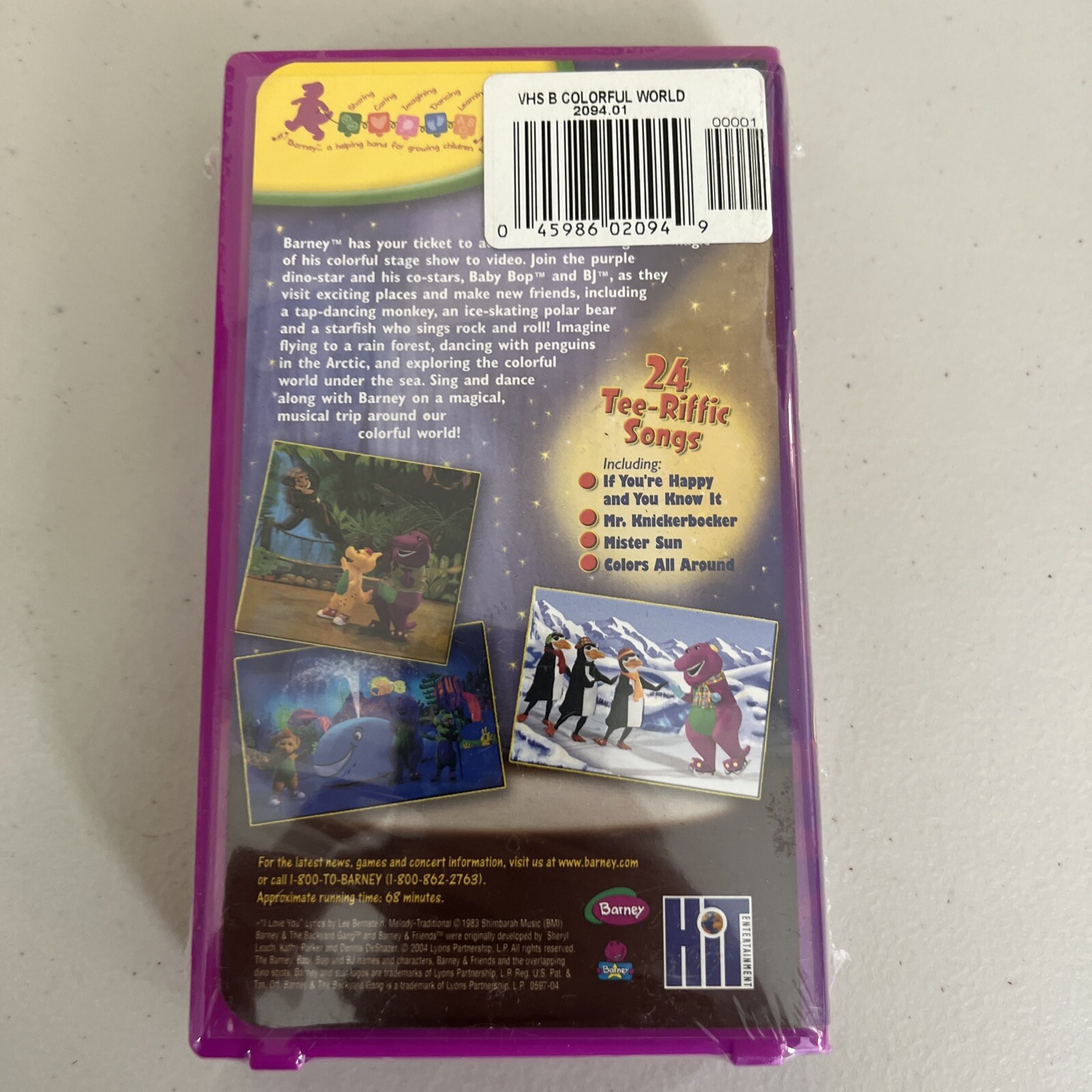 Barneys Colorful World Live (VHS, 2004) for sale online | eBay