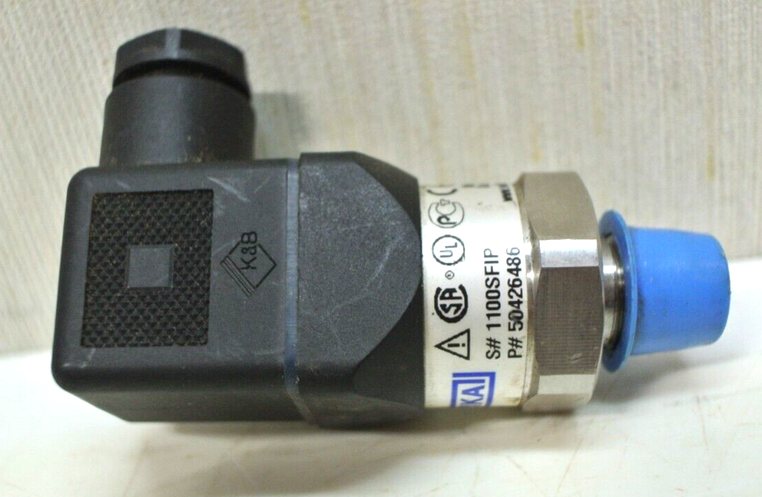 WIKA 1000PSI General Purpose Pressure Transmitter #50426486 1/4" Male ...