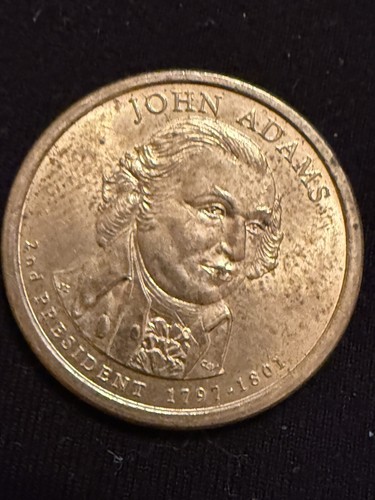 *VINTAGE* RARE JOHN ADAMS 1797-1801 2007 P ONE DOLLAR COIN E PLURIBUS ...