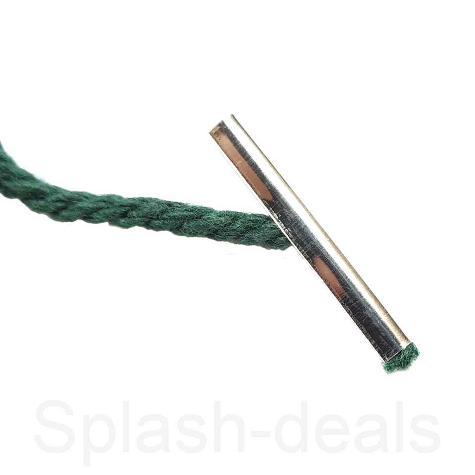 100 Treasury Tags Boxed - Strong Metal Ended Quality Green Colour ...