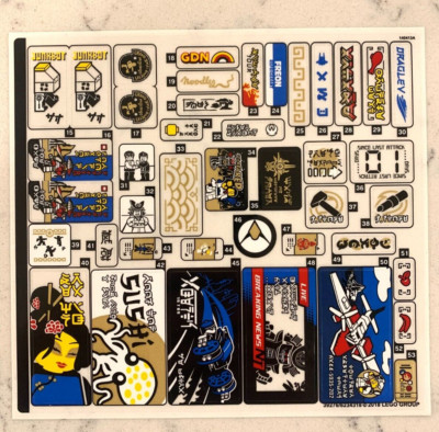 LEGO STICKER SHEET for 70657, Sheet 1, Ninjago City Docks, New ...