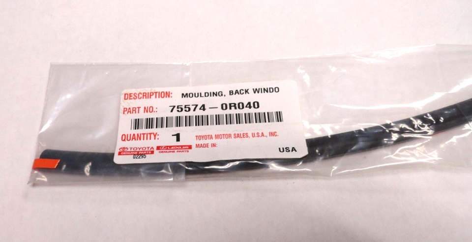 ( 1 ) GENUINE TOYOTA 75574-0R040 REAR LIFTGATE REVEAL MOLDING LH | eBay