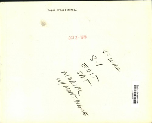 1978 Press Photo Mayor Ernest Morial during a meeting - nob80522 | eBay