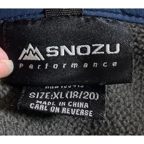 SNOZU Performance Men's Softshell Jacket Colorblock Blue Size XL | eBay