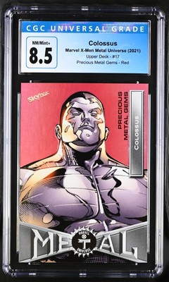 2021 X-Men Metal - COLOSSUS #17 - RED Precious Metal Gems PMG 082/100 ...