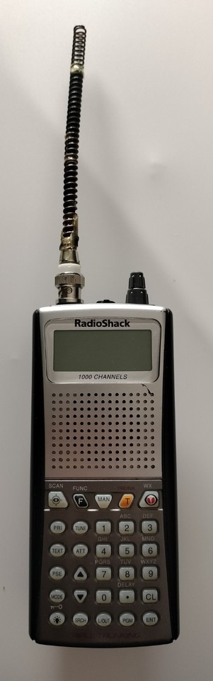 Radio Shack Pro-97 20-527 1000 Channel Triple Trunking Handheld Radio ...