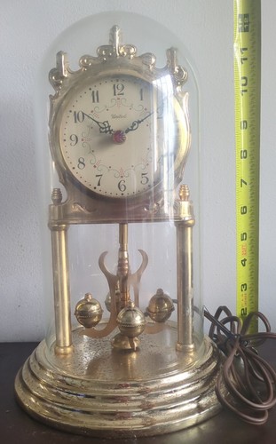 Working Vintage United Clock Company Model 980 Keeps Time Pendulum ...
