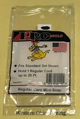 Pro-Mold PC1 Regular Card Mini-Snap Case NEW Sports Trading Protector ...