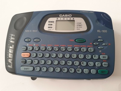 Casio KL-100 Label It Ez-Label Maker Handheld Portable Printer Labeler ...