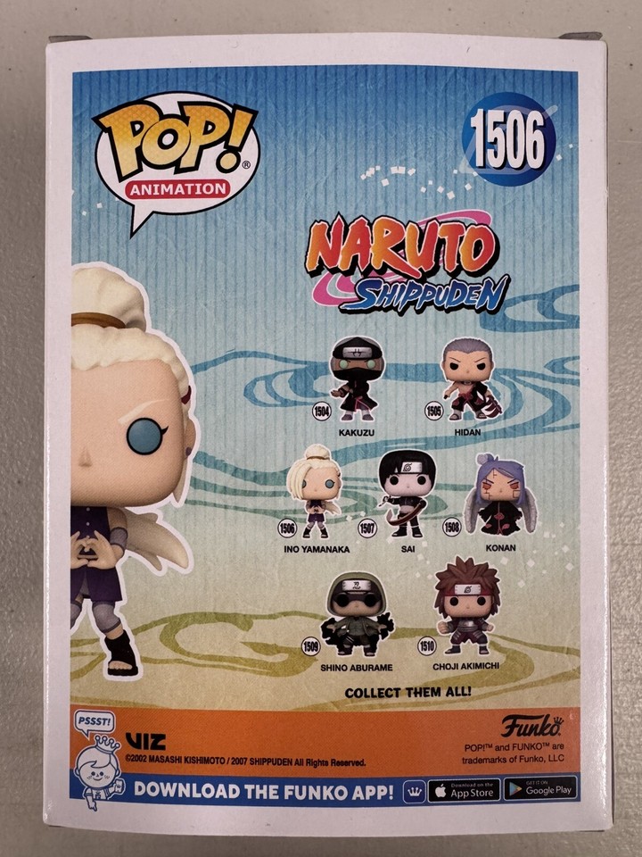 Ino Yamanaka 1506 ~ Naruto: Shippuden ~ Funko Pop Vinyl ~ Animation | eBay