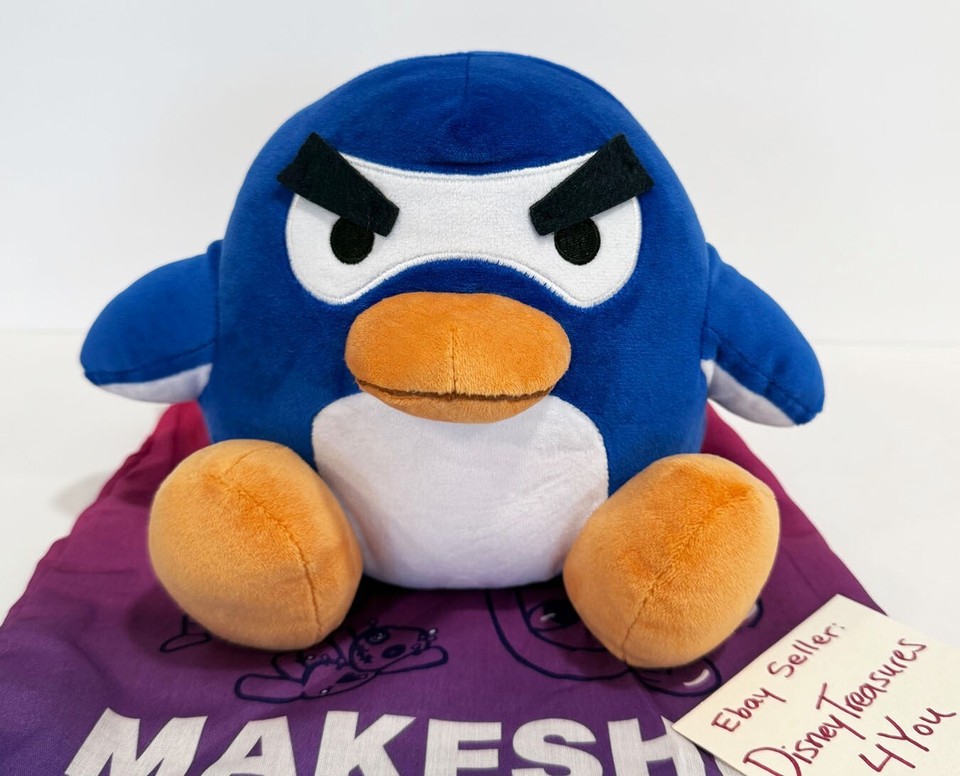 Makeship Plush Block Tales Indie Game Tutorial Terry Penguin Rare NEW ...