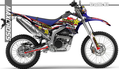 YAMAHA WR250R WR250X ALL YEARS MAXCROSS GRAPHICS KIT DECALS STICKERS ...