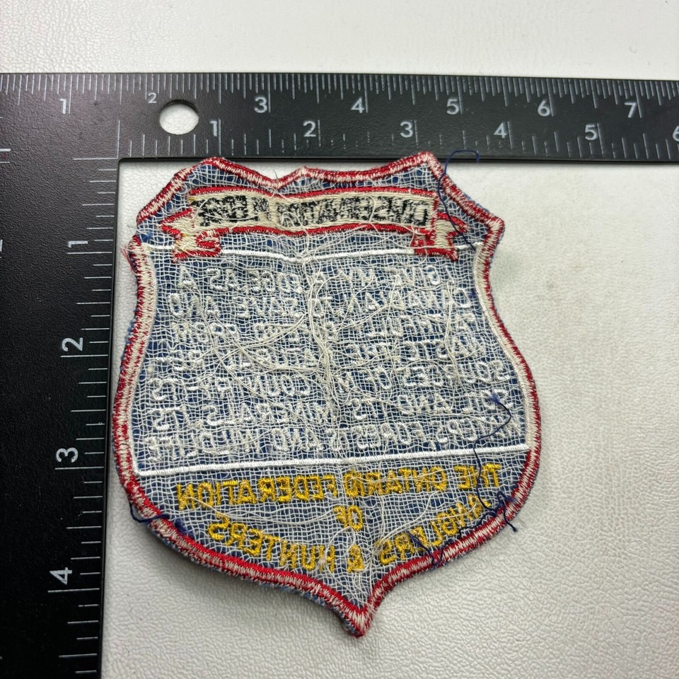 Vintage CONSERVATION PLEDGE ONTARIO FEDERATION ANGLERS HUNTERS Canada ...