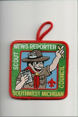 Southwest Michigan Council Scout News Reporter patch | eBay