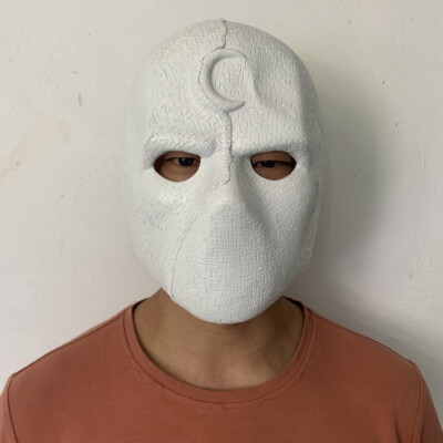 Moon Knight Latex Mask Cosplay Prop Soft Emulsion Masks For Halloween ...