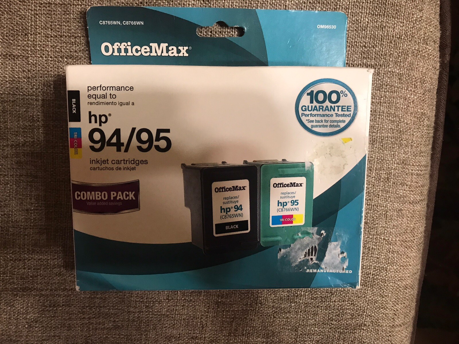 (2) lot 94 & 95 Ink Cartridges C8765WN C8766WN, Deskjet OfficeMax | eBay