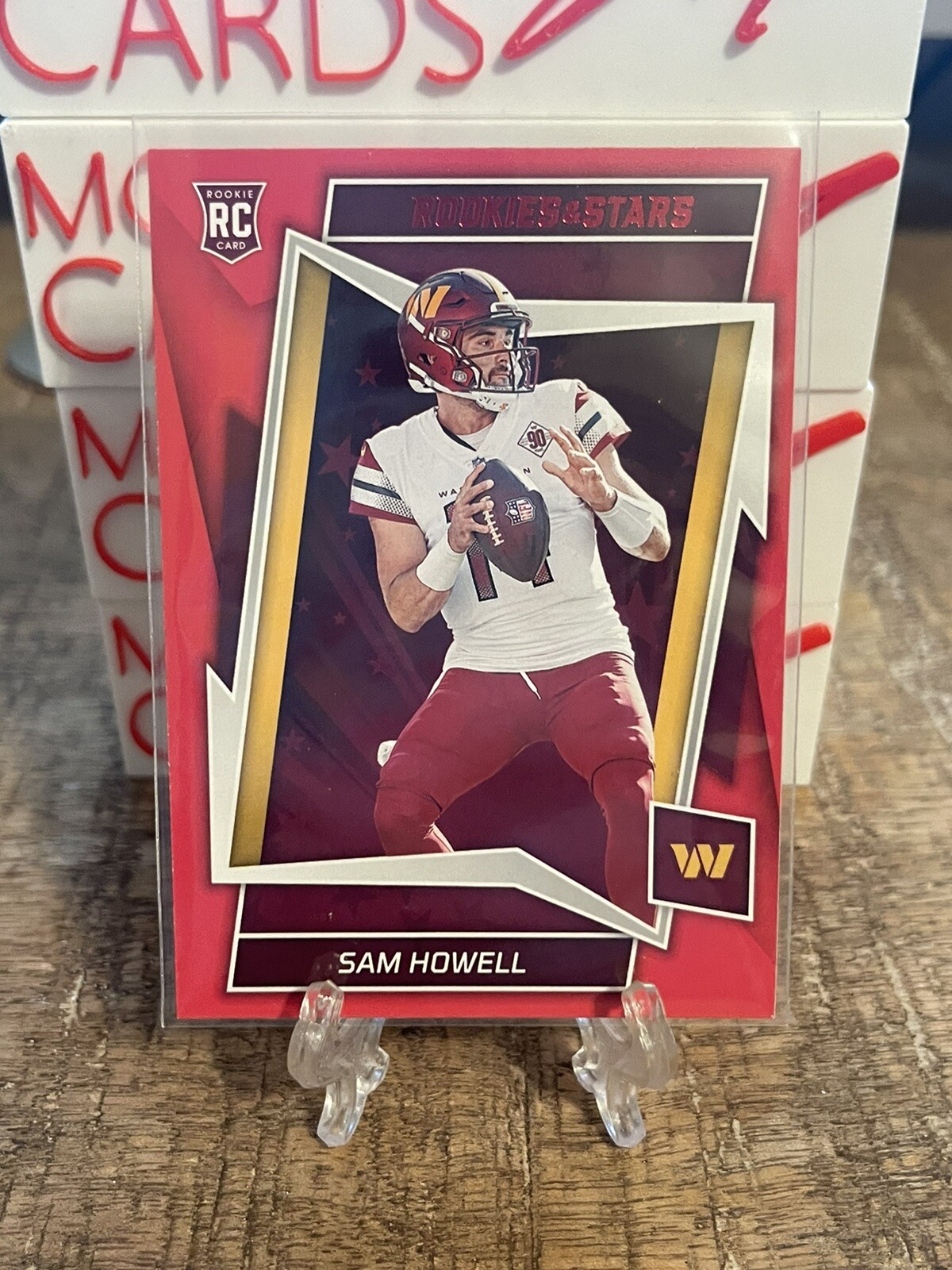 2022 Panini Rookies & Stars #105 Sam Howell RC Red Washington ...