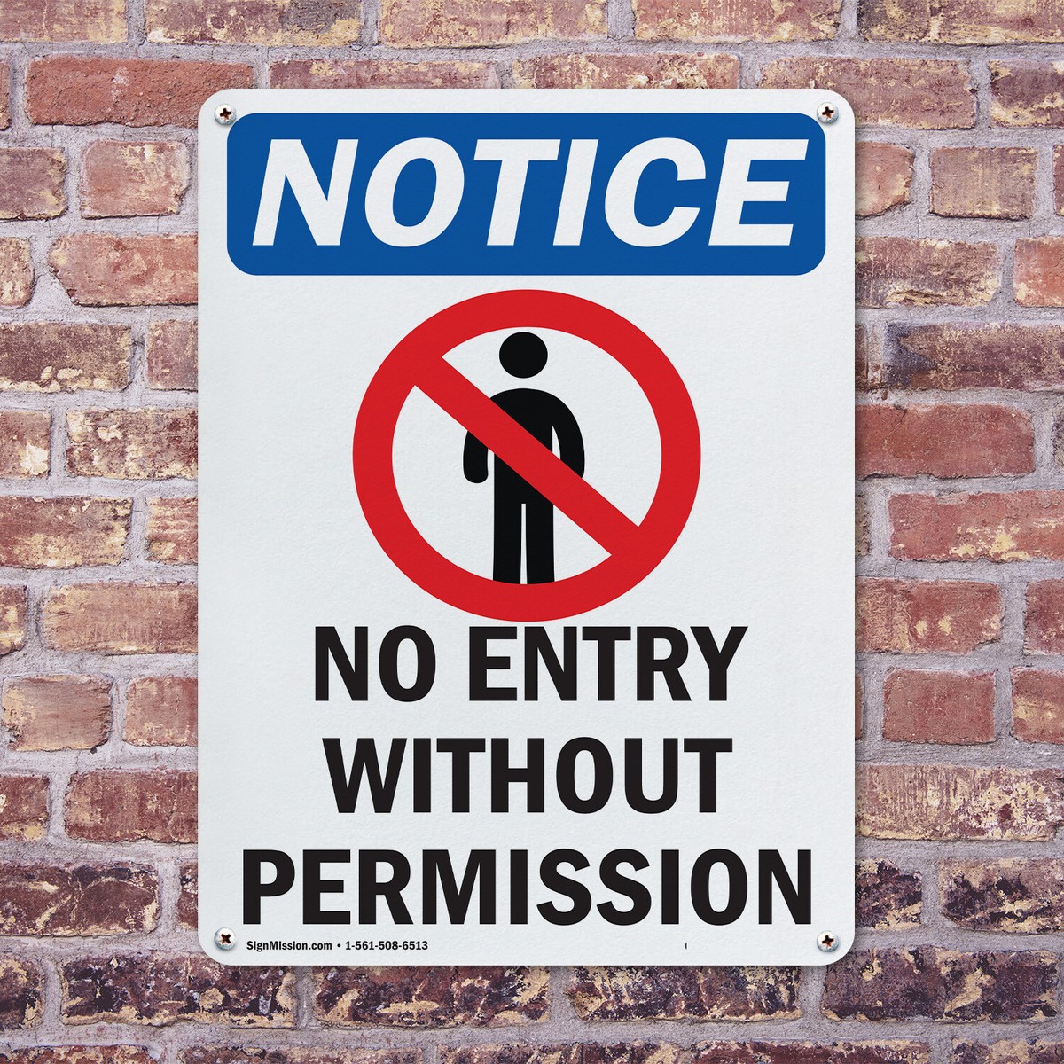 No Entry Without Permission Logo Do Not Enter Without Permission