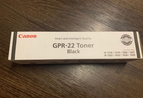 Genuine Canon GPR-22 Black Toner - New (Unused) Sealed - Made In Japan ...