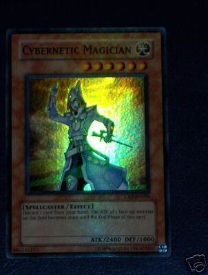Yu-Gi-Oh S.RARE HOLO CARD CRV-EN016 CYBERNETIC MAGICIAN | eBay