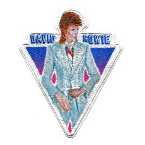 Officiel David Bowie Patch Bleu Suit Brodé à Repasser | eBay