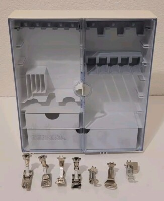 Bernina Feet **Set Of 7 And Case** #9, #12,#21,#22, #29#29,#69~ Old ...