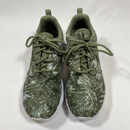 EUC Nike Roshe One Print Green Leaves Women’s Size 7.5 | eBay