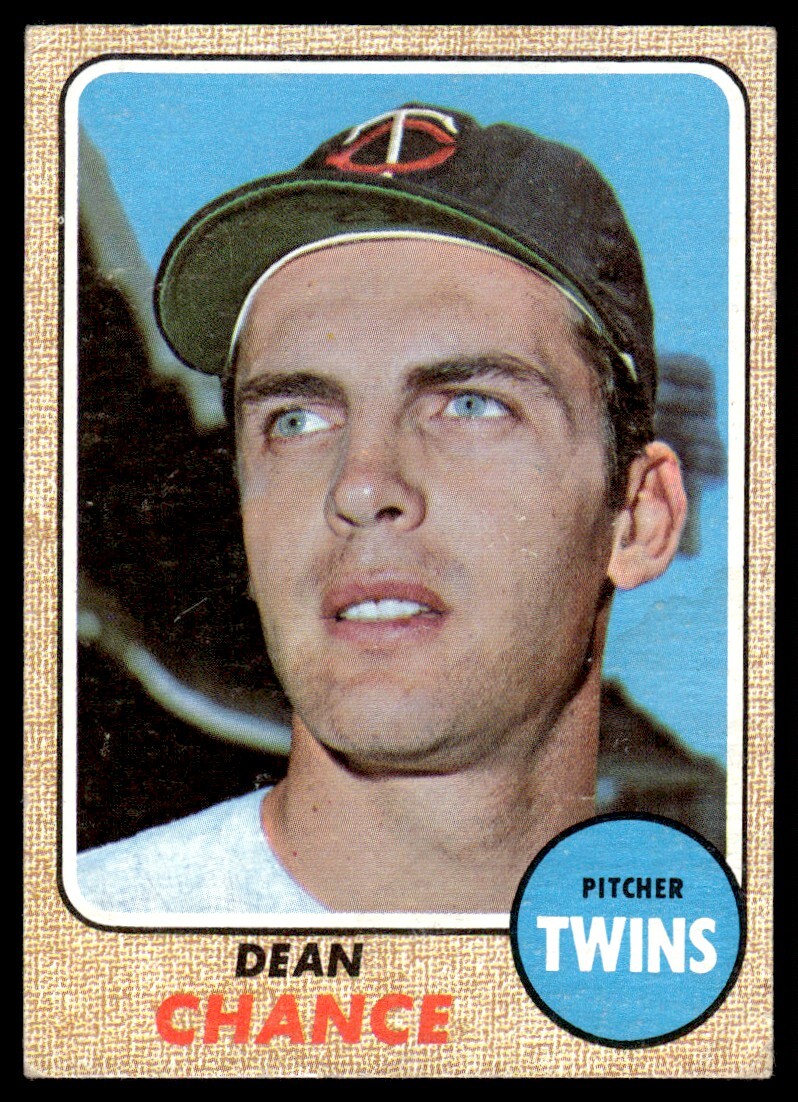 1968 Topps Dean Chance Minnesota Twins #255 | eBay