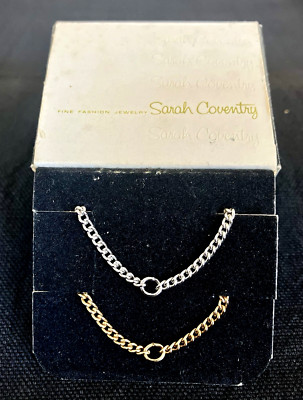 Vintage Sarah Coventry ~ "Extender Chains" for Necklaces ~ 2 New in Box ...