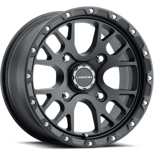 4 Wheels 14" 545 Rocker 14x7 4x110 Satin Black 38ET 86CB ...