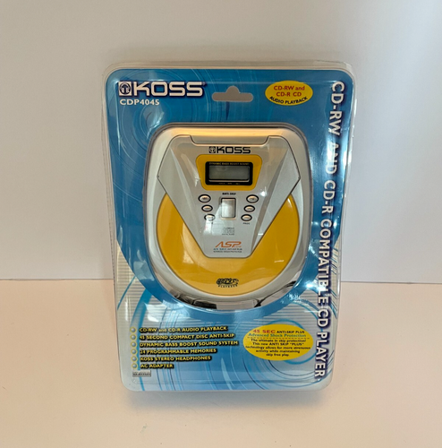Vintage KOSS CDP4045 Compact Disc Portable CD Player Open box 90s RARE ...