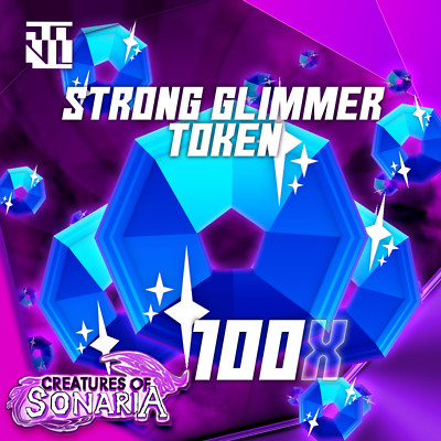 x100 Strong Glimmer Tokens | Creatures Of Sonaria | Roblox | Cheap ...