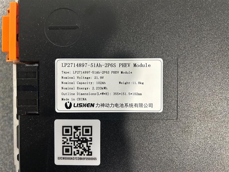 Lishen 6S2P Prismatic NMC Lithium Ion Battery Module | eBay