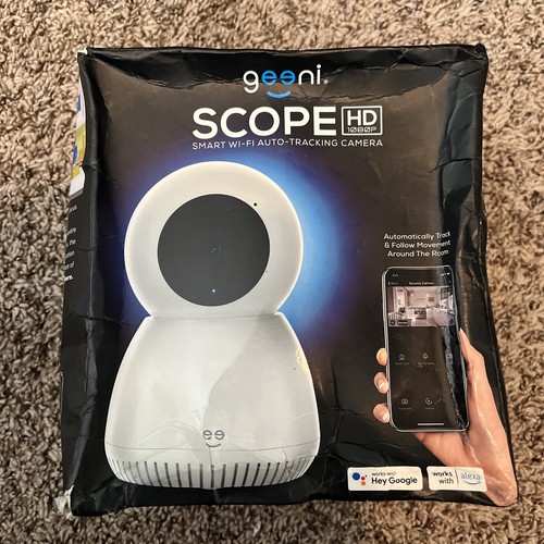 Geeni Scope HD 1080P Smart WiFi Motion Security Auto Tracking Camera ...