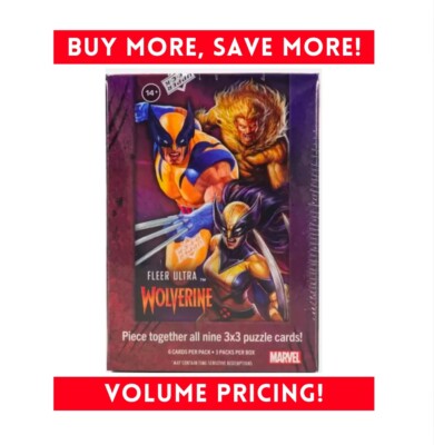 2024 Upper Deck Marvel Fleer Ultra Wolverine Blaster Box - Sealed! | eBay
