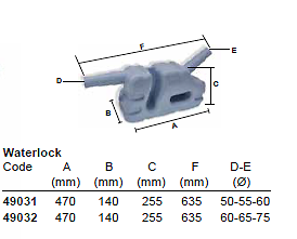 Waterlock Muffler, Boats, Marine, Engine Water Lock 60, 65, 75 mm 13 ...