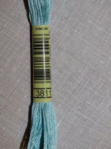 DMC 3811 mint turquoise blue stranded floss embroidery thread brand new ...