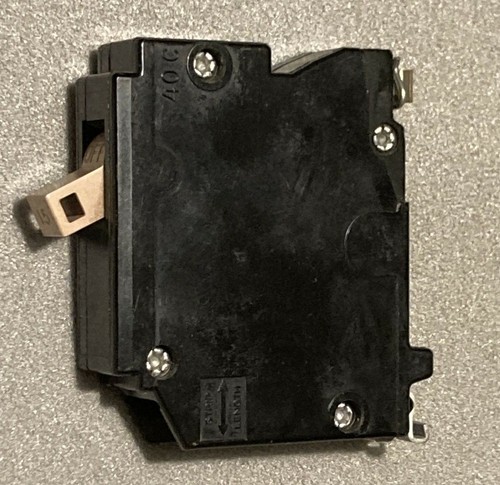 CH115 Cutler-Hammer Type CH 1 Pole 15 Amp 120V FULL NOTCH METAL FOOT ...