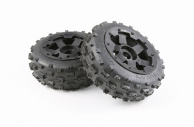 Baja Spare parts Rovan parts 5B new upgraded front knobby tyres set | eBay