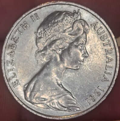 1981 AUSTRALIA 20 CENTS COIN (CANBERRA AUSTRALIA MINT) KM#66 US SELLER ...