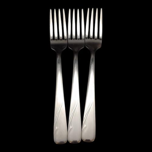 3 Oneida Oceanic Dinner Forks - 7 1/4" vtg Stainless Steel | eBay