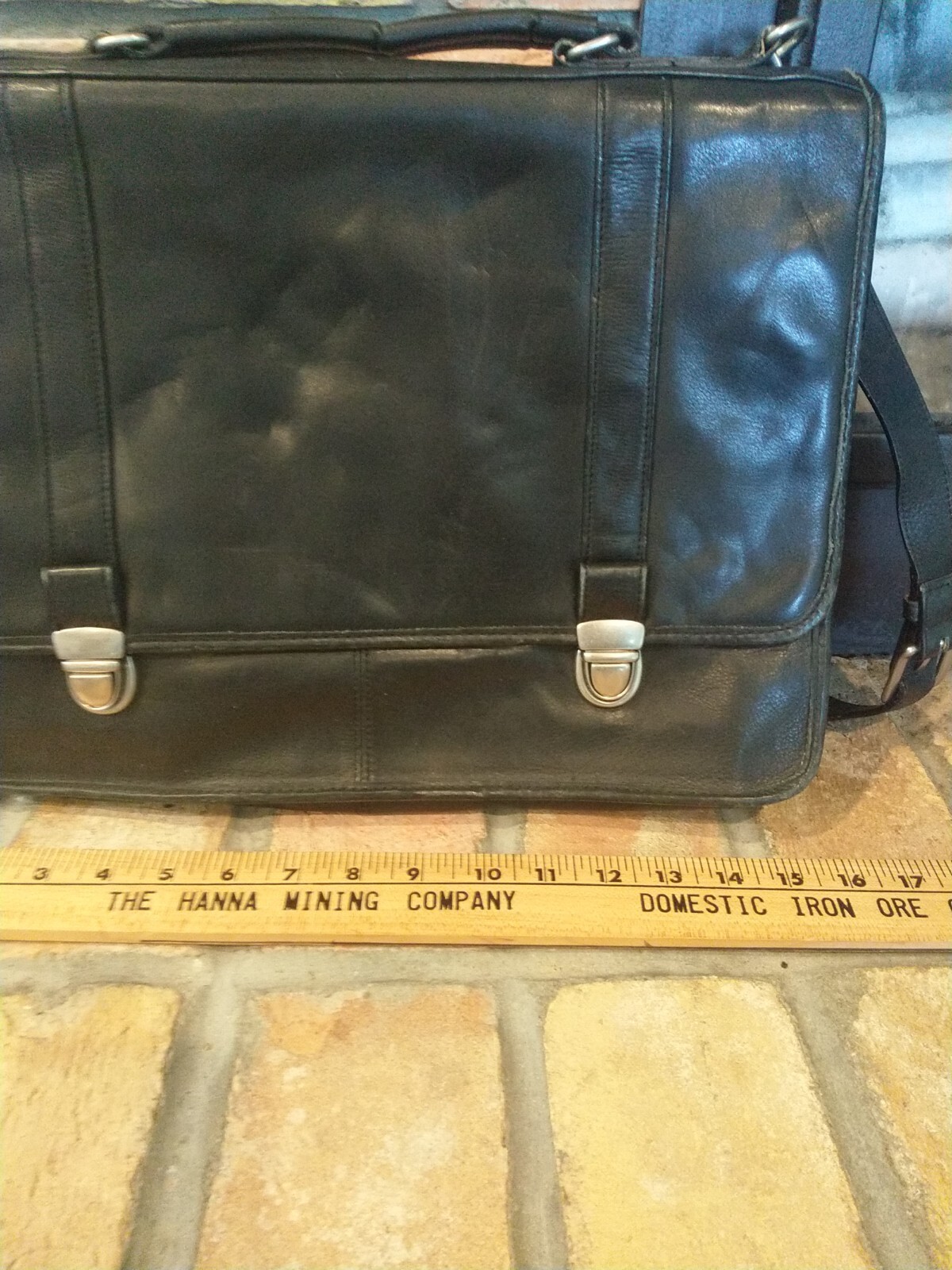 Wilsons Leather Briefcase Laptop Bag Case Satchel Mes… - Gem
