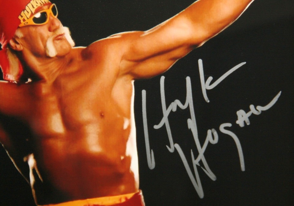 Hulk Hogan Autographed 11x14 Photo Framed JSA WWE WWF Wresting | eBay