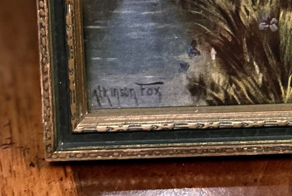 *RARE!*~Beautiful~R. ATKINSON FOX “When Shadows Lengthen” 10.5”x 8 ...