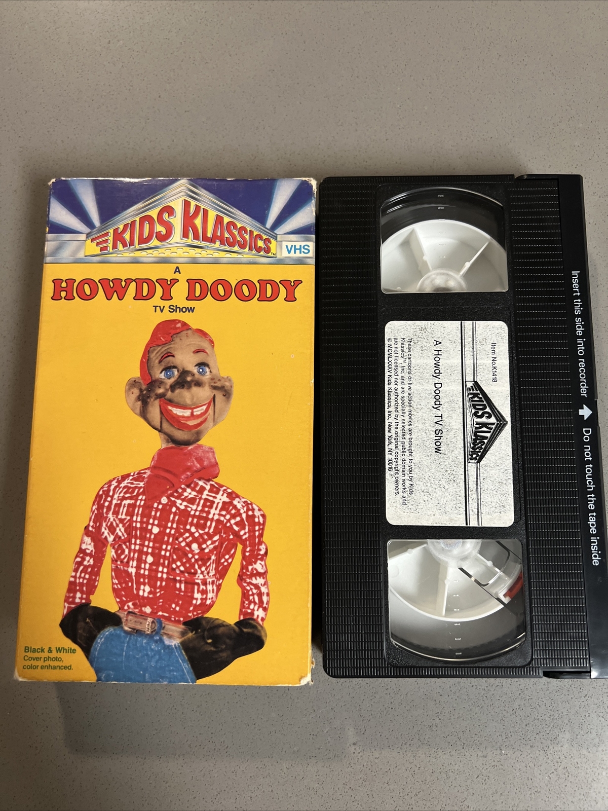 Howdy Doody a TV Show VHS Kids Klassics HTF RARE - Never Played for ...