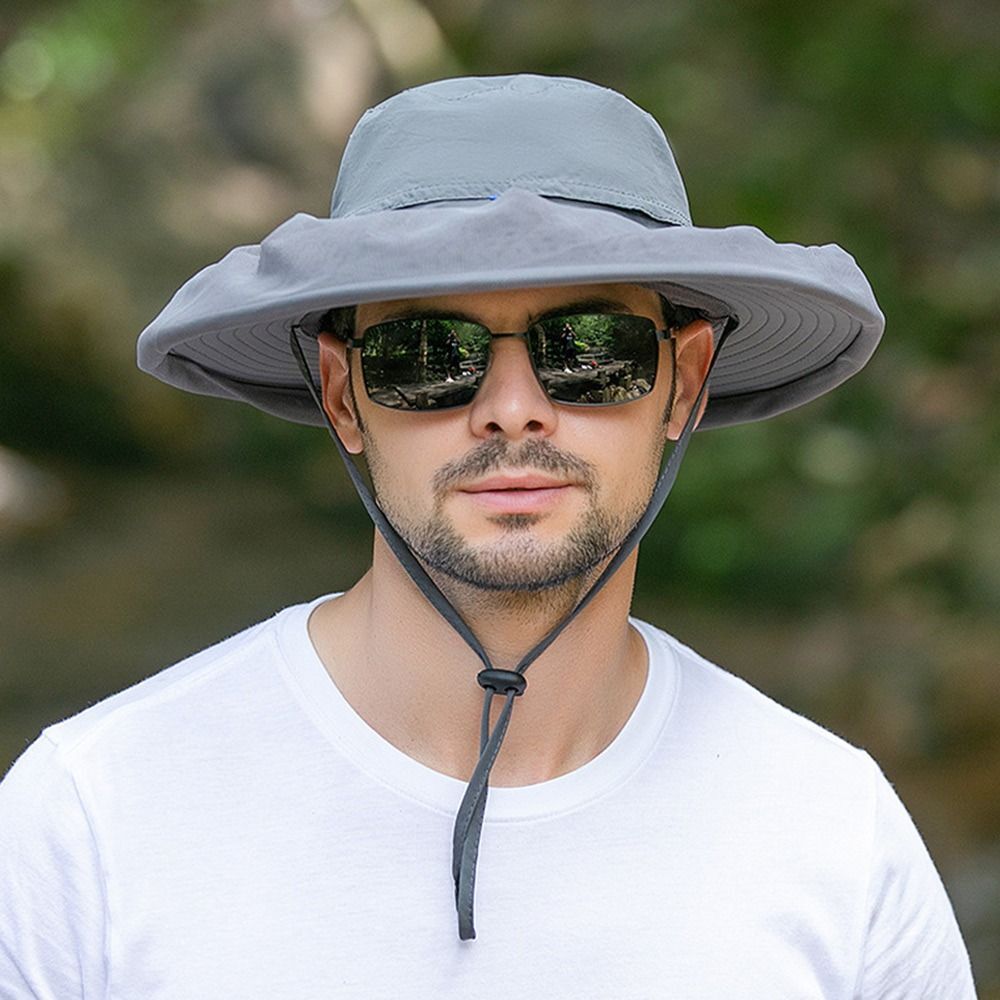 Face Neck Protection Insect Proof Cap Breathable Bucket Hat Men Women ...
